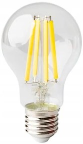 ECOLIGHT LED žárovka filament E27 - 8W - teplá bílá