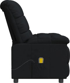 Masážní křeslo černé textil 289808