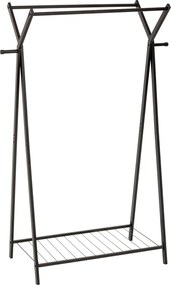Dvojitý kovový věšák na oblečení METTY, 98 x 43,5 x 145 cm