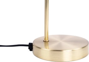 Stolní lampa KELI, kovová stolní lampa, zlatá stolní lampa, 46 cm
