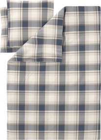 Livarno® Oboustranné ložní povlečení z jemného flanelu / ložní povlečení z jemného flanelu, 240 x 220 cm (modrá)