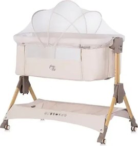 CHIPOLINO Postýlka SleepNFold 2v1 Cashmere / Přístavná k posteli / 6 v