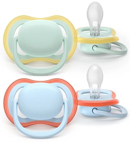 PHILIPS AVENT Šidítko Ultra air 0-6 m 2 ks Philips Avent Chlapec (modrá/zelená)