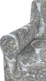 Potah na křeslo IKEA Ektorp Jennylund barva vícebarevná látka pletený vzor, vzorované