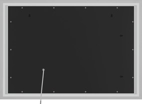 Koupelnové zrcadlo Jaffrey 70x100 bez Bluetooth – čiré sklo