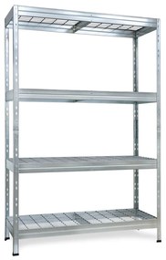 AR Shelving Vysokozátěžový regál Wire Mesh, 180 × 120 × 45 cm, nosnost police: 300 kg