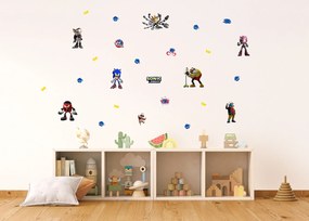 Dětská samolepka na zeď Sonic | 42.5 x 65 cm | DDK1677