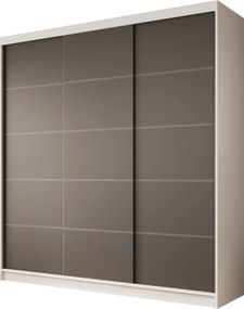 ADRK Furniture Posuvná skříň Greta 200 ADRK-SW-GRE-200-WB
