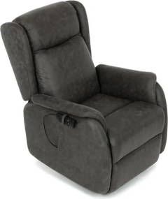 Polohovací křeslo černé, elektrické TV-L8902 BK3