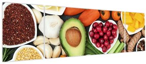 Obraz - Zdravé potraviny (170x50 cm)