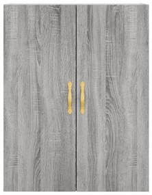 Skříň highboard šedá sonoma 69,5 x 34 x 180 cm kompozitní dřevo,  3198135
