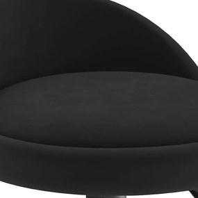 Barové stoličky 2 ks černé samet - Default Title