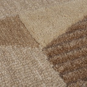 Flair Rugs, Kusový koberec Moda Asher Natural, 120x170, hnědá, chodba / předsíň