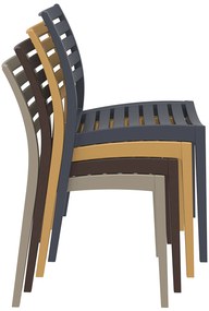 Zahradní židle Basart - plast | černá