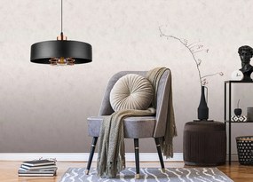 Toolight, závěsné svítidlo 1xE27 APP1246-1CP, černá-růžové zlato, OSW-14036