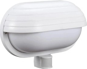 HADEX RIO venkovní nástěnné svítidlo s čidlem 1xE27/60W/230V/IP44, bílá barva