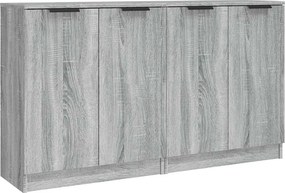 Příborníky 2 ks šedé sonoma 60 x 30 x 70 cm kompozitní dřevo 3115778