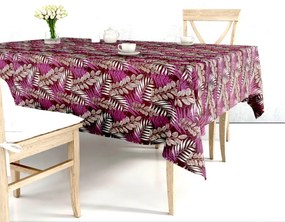 Ervi bavlněný ubrus na stůl čtvercový - barevné větvičky