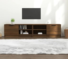 vidaXL TV skříňky 2 ks 80 x 35 x 36,5 cm kompozitní dřevo [811473] Barva: kouřový dub