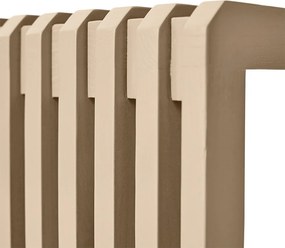 Béžová dřevěná lamelová lavice Slatted L - 160*27*35 cm