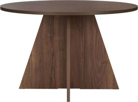 Designový jídelní stůl Kahedin 120 cm vzor ořech