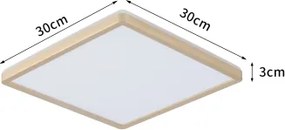 Brilagi - LED Koupelnové svítidlo ULTRA SLIM LED/18W/230V 30x30 cm zlatá IP54