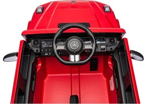 LEAN CARS Akumulátorové vozidlo Mercedes G 4x4 24 V 2580, červené