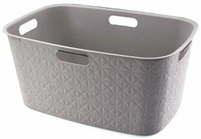 Curver Koš na čisté prádlo LAUNDRY HAMPER 45L, světle šedý