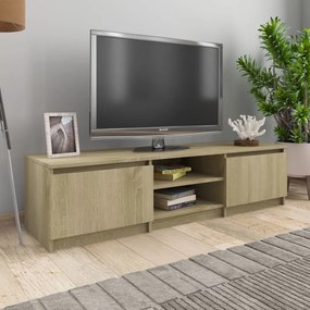 vidaXL TV stolek 140 x 40 x 35,5 cm dřevotříska [800648] Barva: kouřový dub
