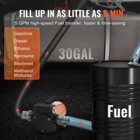 Palivové čerpadlo 12 V 18,9 l/min 0,11 kW dieselové čerpadlo s automatickou