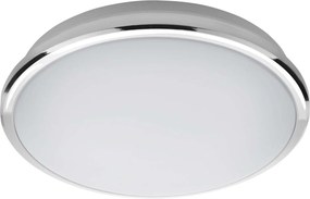 Sapho Silver - Stropní LED svítidlo, průměr 29 cm, 10 W, chrom AU480