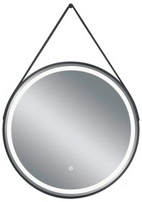 Nástěnné zrcadlo s osvětlením ø 60 cm Fine – Mirrors and More