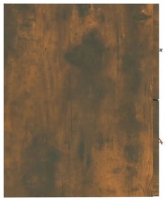 Skříňka pod umyvadlo kouřový dub 60x38,5x48 cm kompozitní dřevo - Default Title