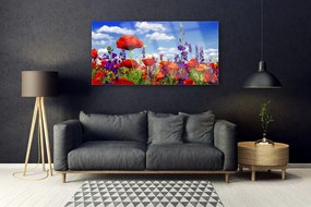 akrylový obraz Tulipány Rostlina 120x60 cm