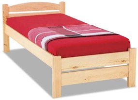 Krajča Jednolůžková postel z masivu Toro (letiště) 100 x 220 cm Povrchová úprava: Bezbarvý olej OSMO, Druh dřeva: Smrk