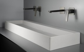 Deante Umyvadlo na desku Blur 120x40 cm - CQB AU2S, granit, alabastr