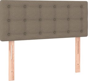 Box spring postel s matrací taupe 100 x 200 cm textil 3140357