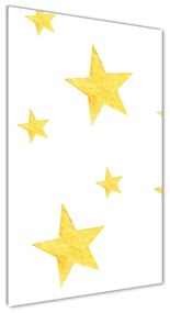 Wallmuralia Vertikální Foto obraz sklo tvrzené Žluté hvězdy 50x100