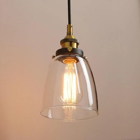 Toolight - Závěsné svítidlo Verto D APP048-1CP, černá-hnědá, OSW-00140