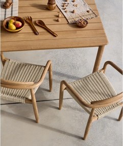 Zahradní jídelní stůl z masivu akácie 135x135 cm Sori – Kave Home