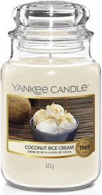 Yankee Candle vonná svíčka Classic ve skle velká Coconut Rice Cream 623 g