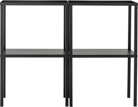 Černý kovový regál 59x90x38 cm Loups – Bloomingville