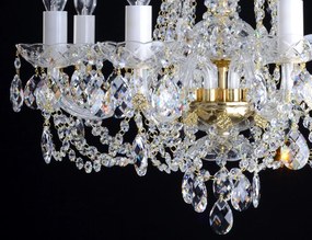 8 Arms crystal chandelier with Swarovski crystal almonds