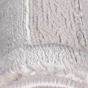 Ayyildiz, Kusový koberec Sahara 1111 Silver, 280x370, šedá, obývací pokoj