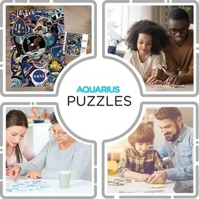 AQUARIUS Puzzle NASA: Nášivky misí / 1000 dílků / 51 x 71 cm