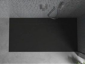 Mexen Egon, SMC obdélníková sprchová vanička 160 x 90 cm, černá, 4R709016