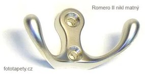 kovový věšák ROMERO II Varianta: věšák ROMERO II nikl matný