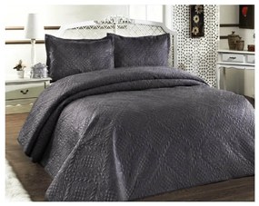 Home Textile Luxusní přehoz na postel Evelyn antracit 220x240 cm