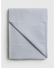 Přehoz na postel Wafel 180x200 cm šedý