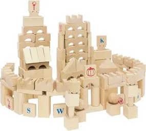 2Kids Toys Kostky přírodní XL 220 ks